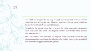 16 personality factor | PPT