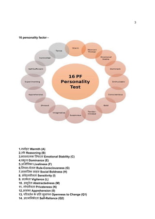 16 pf.pdf personality test in psychology | PDF