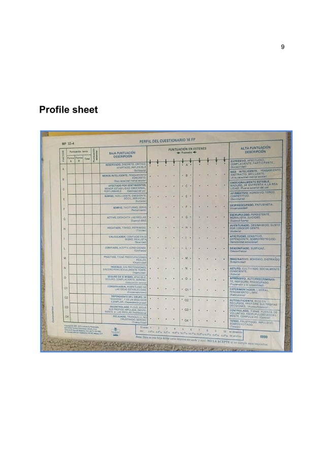 16 pf.pdf personality test in psychology | PDF