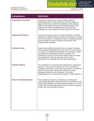 16PF Competency Report Sample | PDF