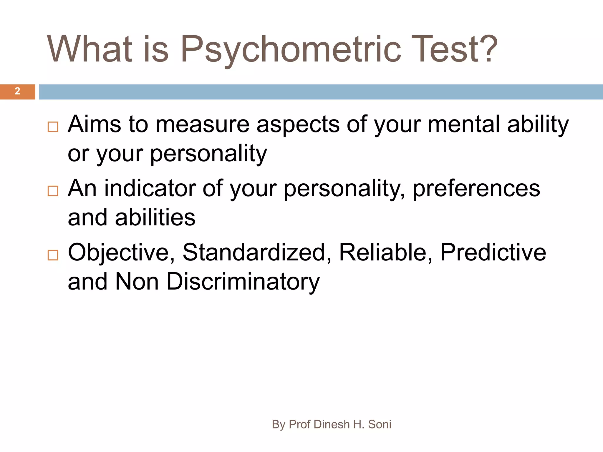 16 pf psychometric test details | PPTX