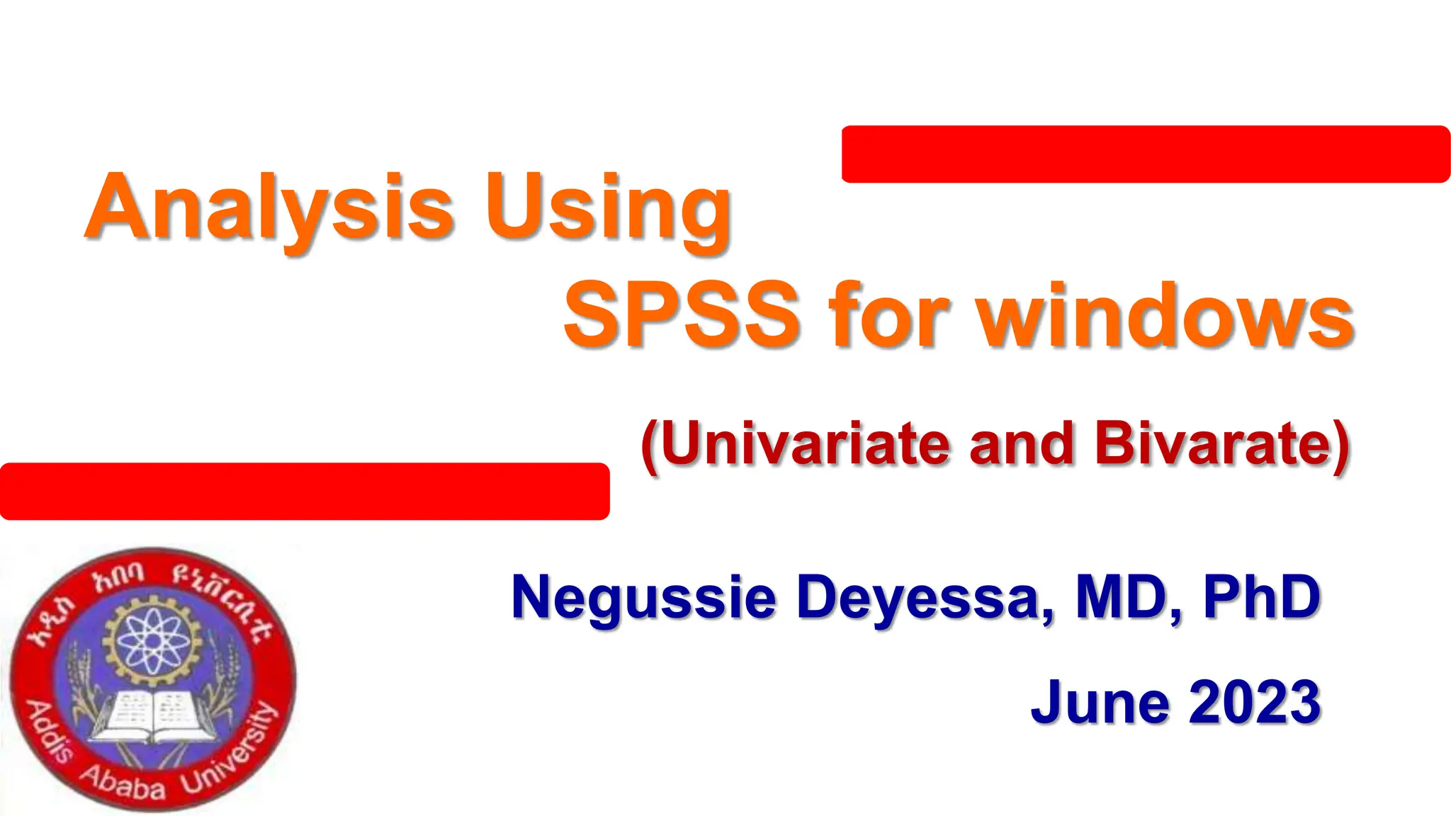 16 Practical Analysis Using Spss Part I 2pptx Free Download