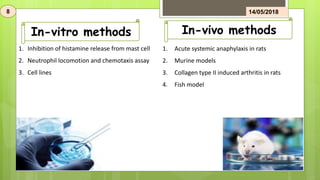 Screening models for testing of immunological factors | PPT