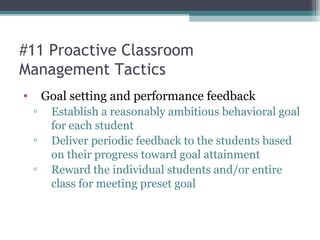16 proactive classroom management | PPT