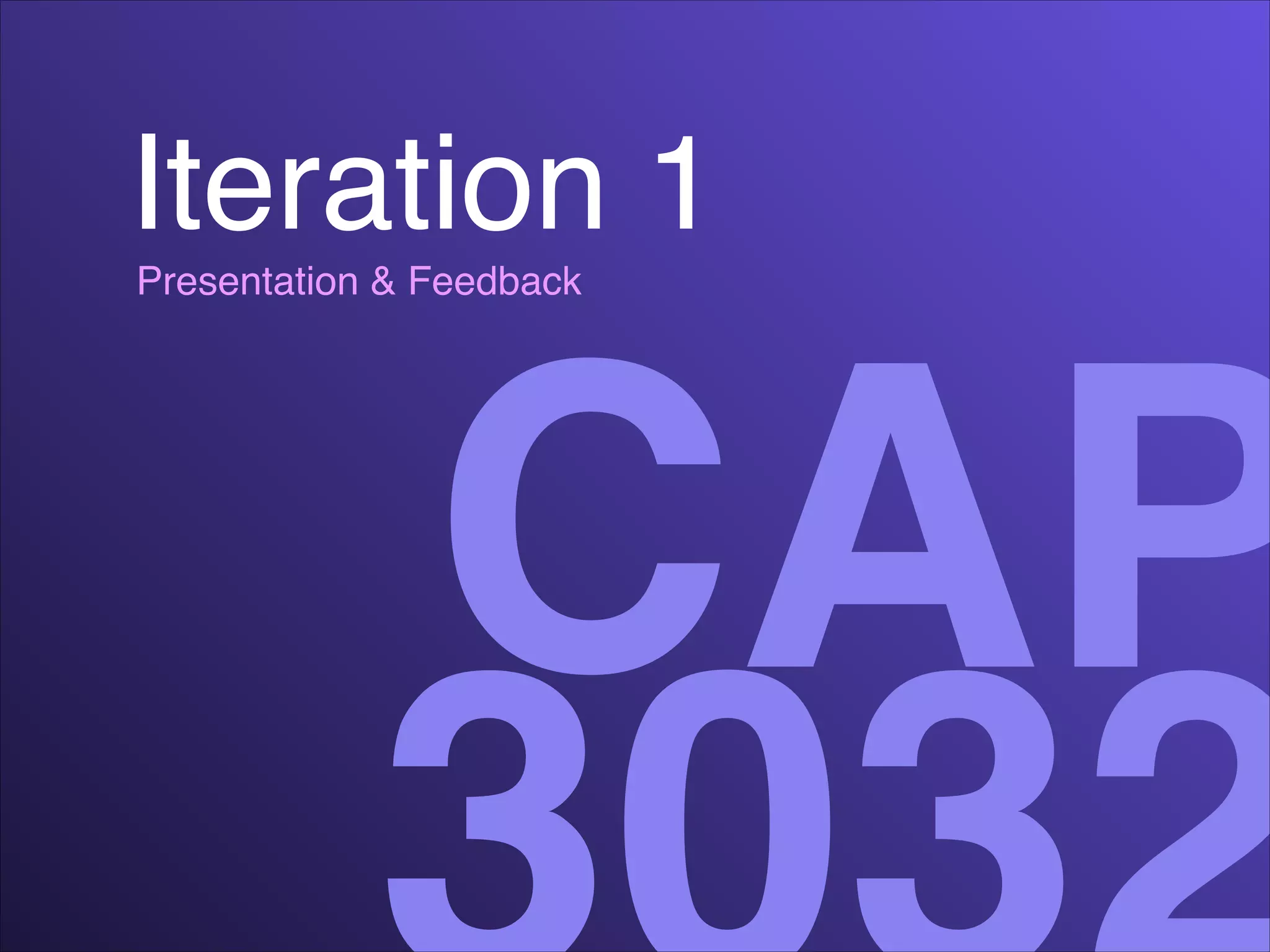 15. Final Project - Iteration 1 | PDF