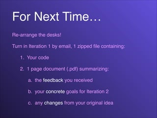 15. Final Project - Iteration 1 | PDF
