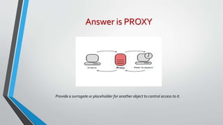 Proxy Design Patterns | PPTX