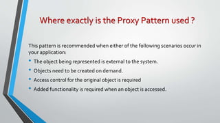 Proxy Design Patterns | PPTX