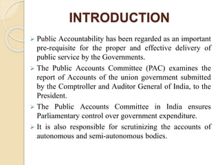 public account committee | PPTX