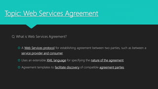 Web Services Agreement Specification | PPT