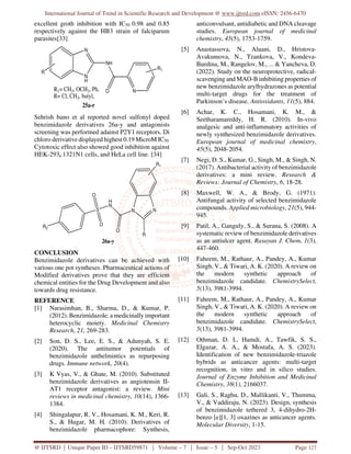 Recent Bioactive Benzimidazole Derivatives A Review | PDF