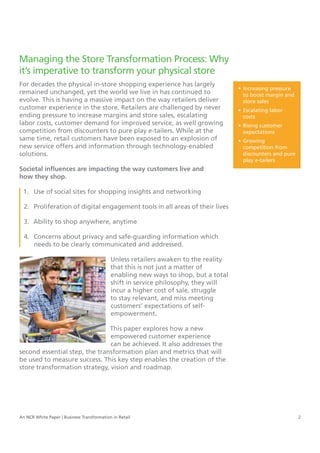 Store Transformation in Retail | PDF