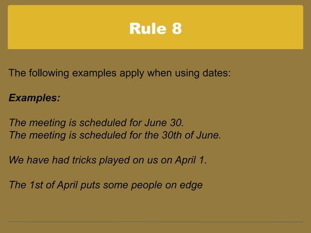 16 Rules For Writing Numbers | PPTX | Business Accounting & Finance ...