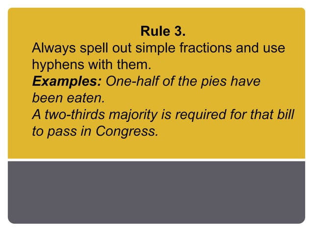 16 Rules For Writing Numbers | PPTX | Business Accounting & Finance ...