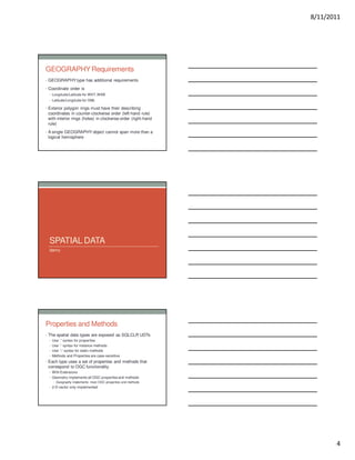 Spatial Data in SQL Server | PDF