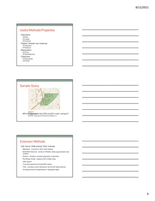 Spatial Data in SQL Server | PDF