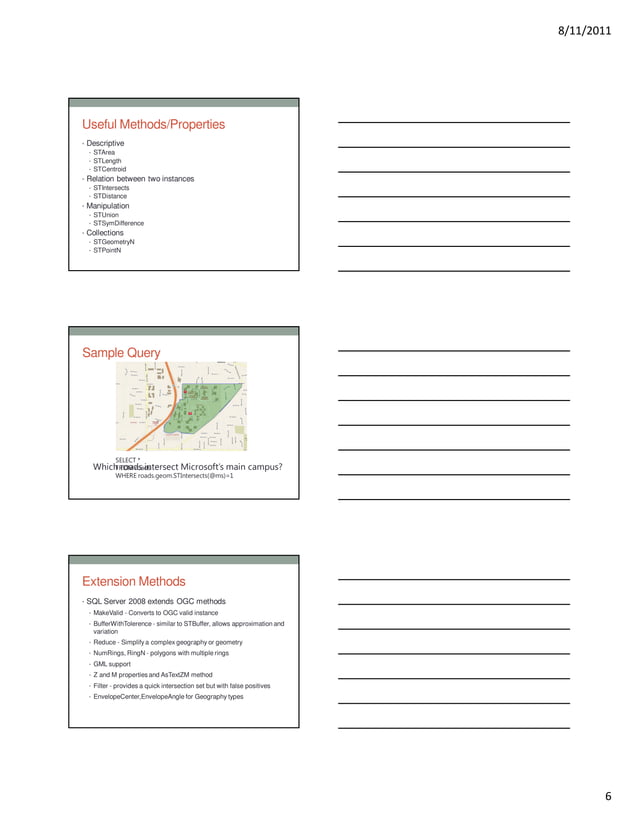 Spatial Data in SQL Server | PDF