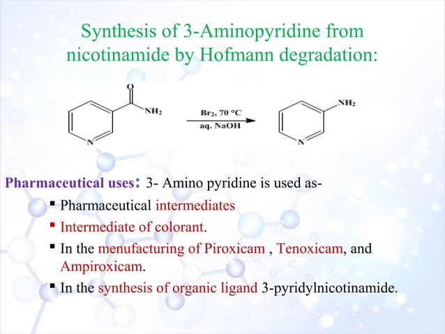Presentation on pharmaceutical and synthetic application of Hofmann ...