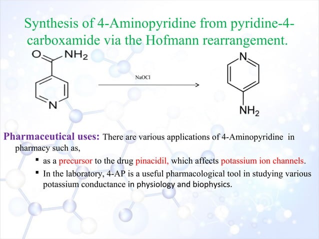 Presentation on pharmaceutical and synthetic application of Hofmann ...