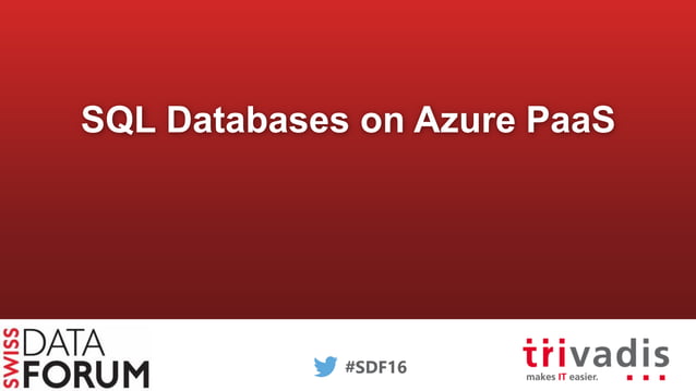 Optimiser votre infrastructure SQL Server avec Azure | PDF | Databases ...