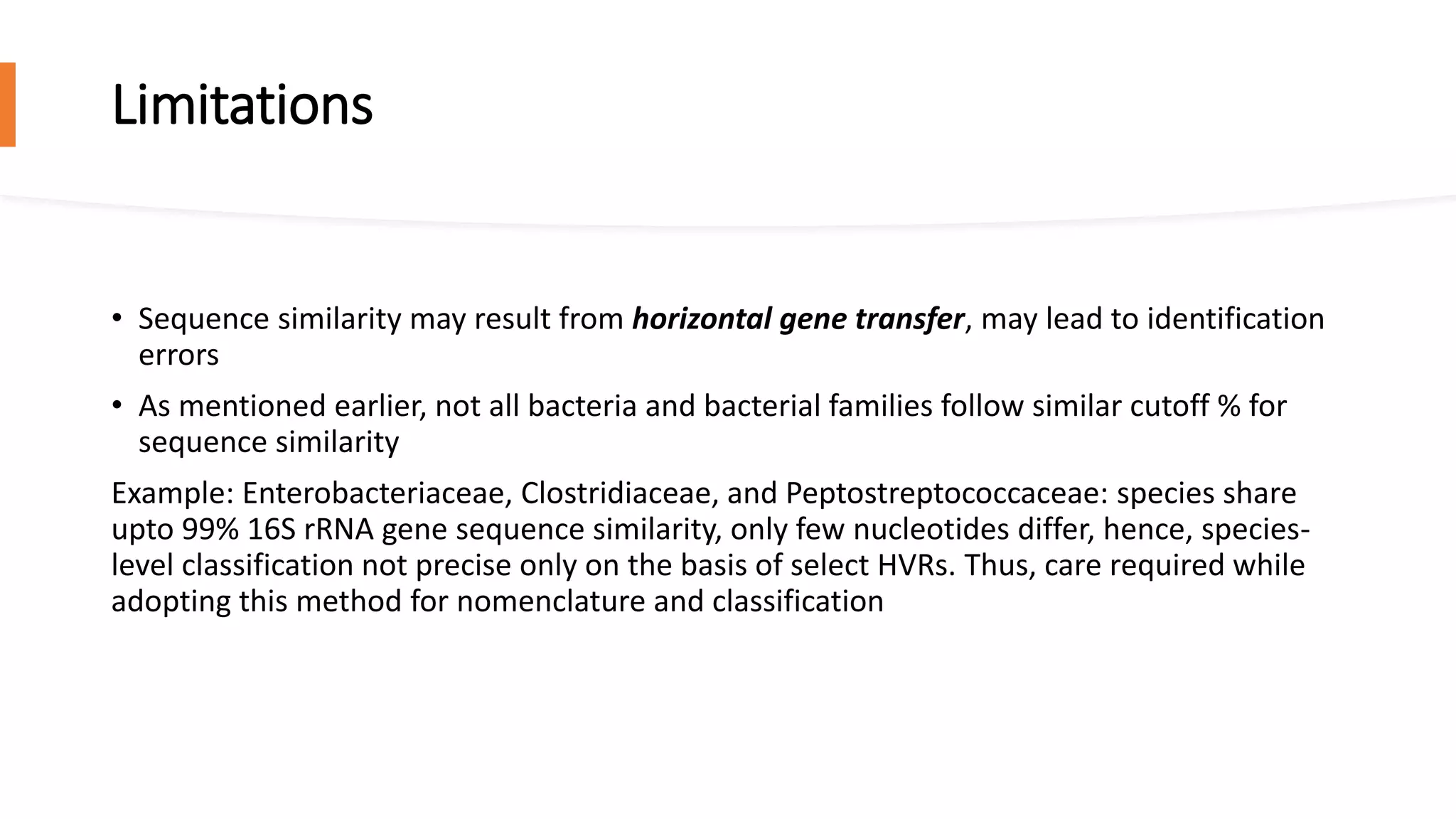 16 s rRNA Gene Sequencing for Bacterial Identification | PPTX