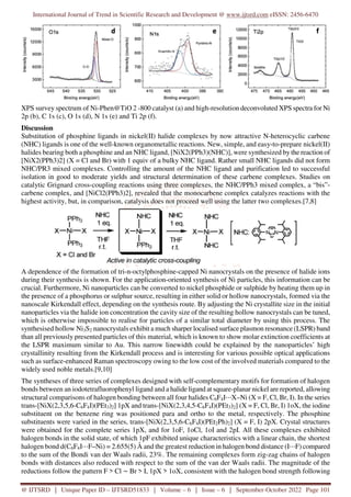 Stability of Transition Metal Complexes Halides of the Nickel Metal | PDF | Chemistry | Science