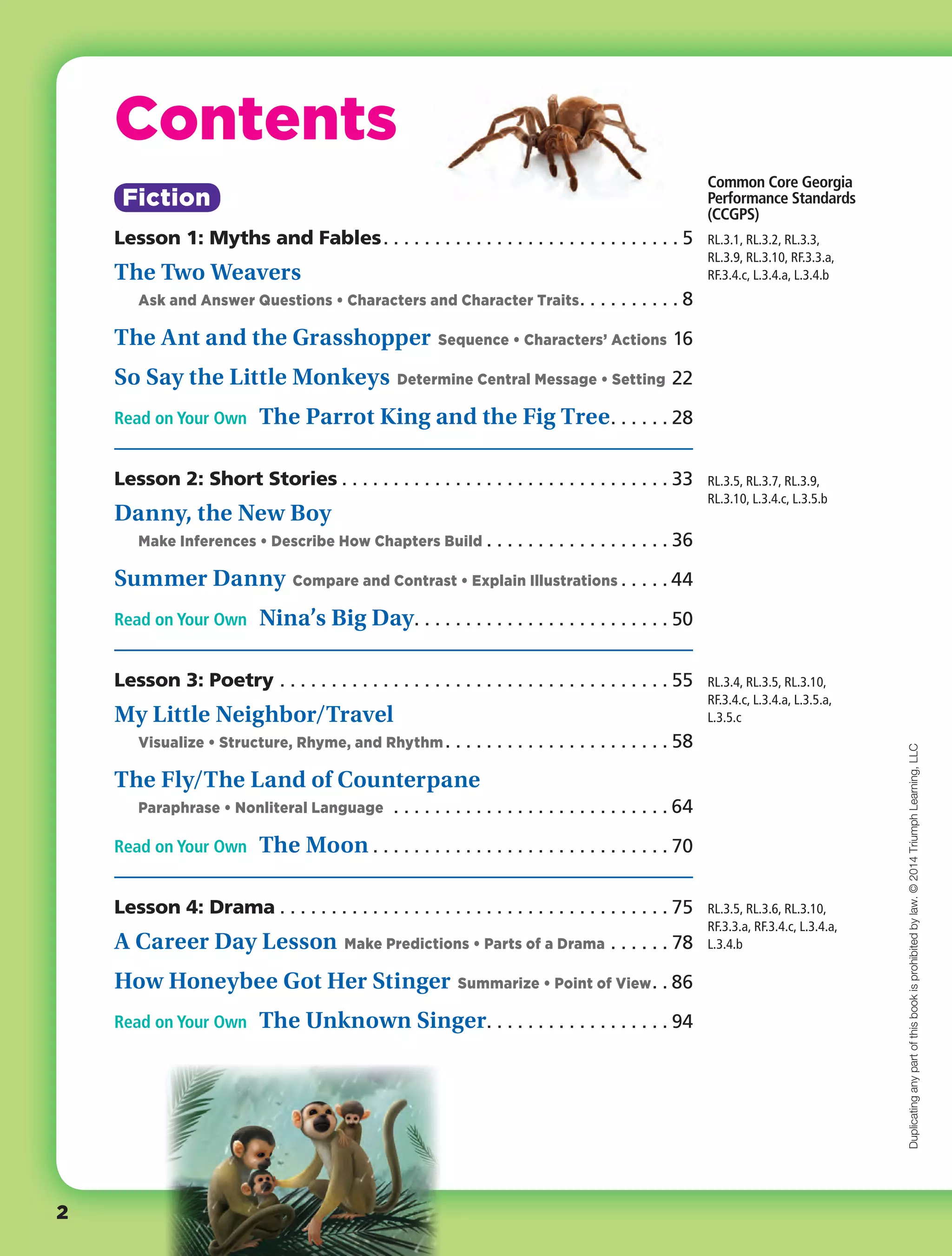 Georgia Common Core Support Coach, CCGPS Edition, Target: Reading ...