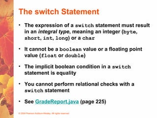 Switch and looping statement for c language | PPT