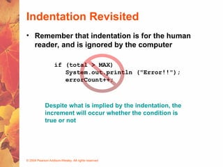 Switch and control looping statement for C | PPT