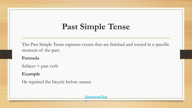 16 Tenses Chart in English Grammar (Formula.pptx