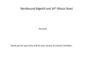 16th and edgehill | PPT