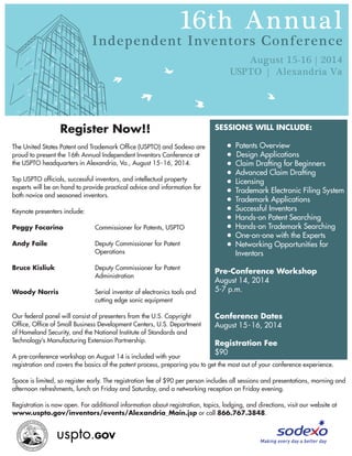 16th annual independet inventors conference flyer | PDF