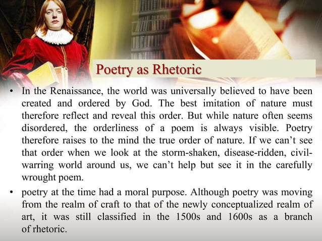 16th century poetry | PPTX