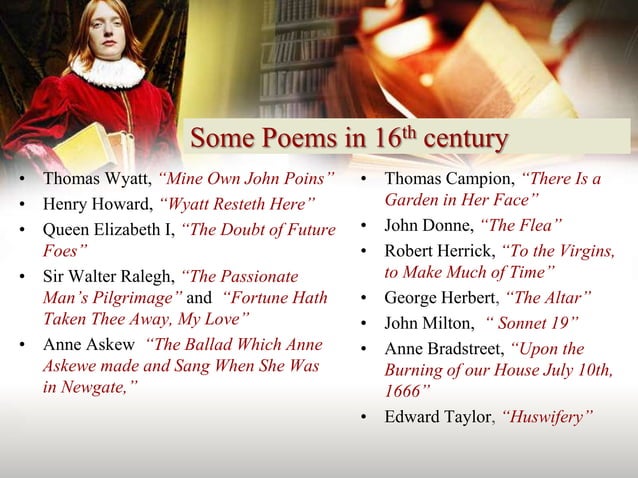 16th century poetry | PPTX