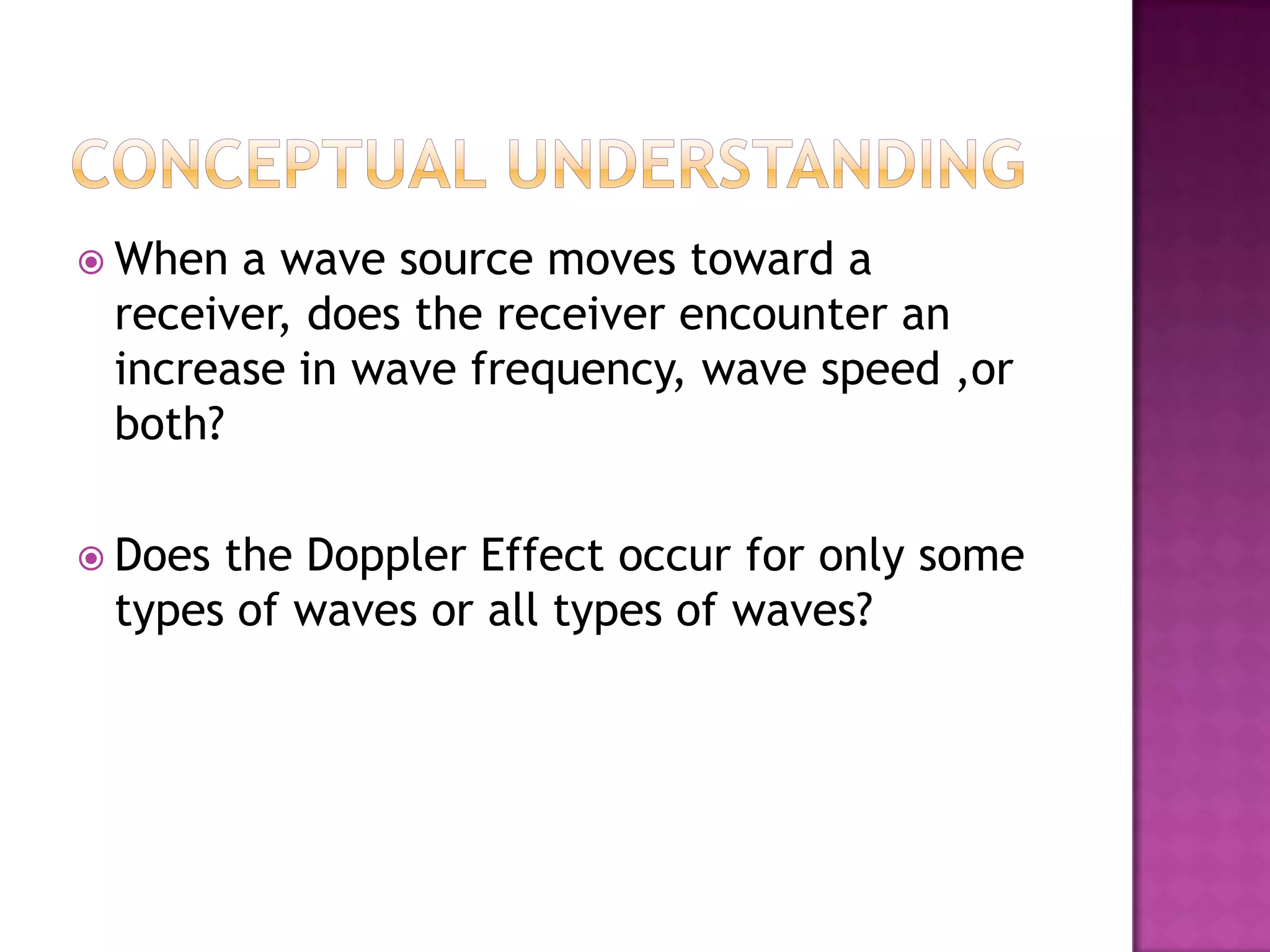 16 the doppler effect | PPTX | Physics | Science