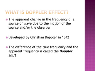 16 the doppler effect | PPTX | Physics | Science