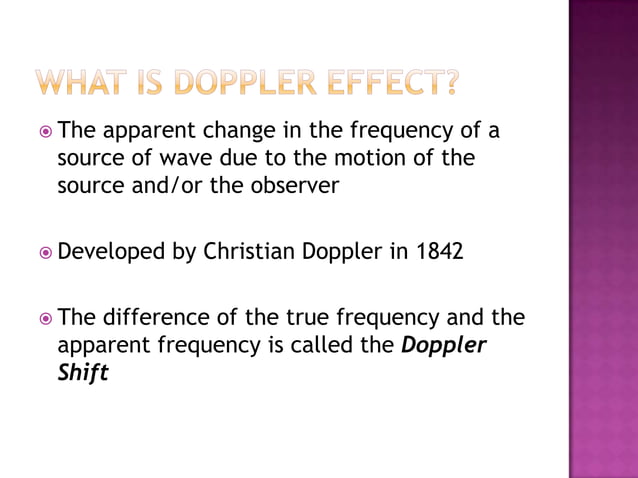 16 the doppler effect | PPTX | Physics | Science
