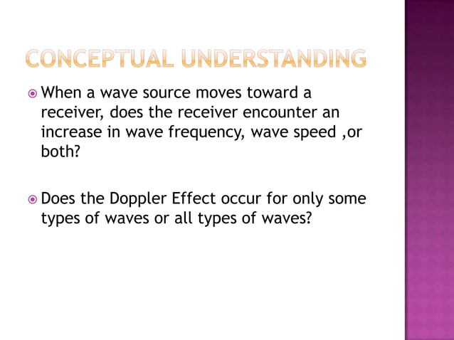 16 the doppler effect | PPTX | Physics | Science