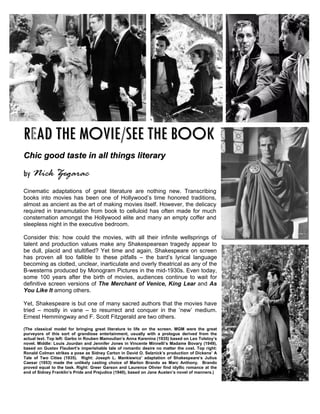 16) The Hollywood Art Read The Movie Part I | PDF