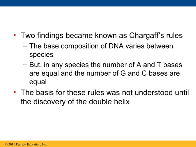 16 the molecular basis of inheritance | PPT