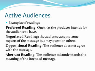 Lesson 4 - Media Audiences | PPT