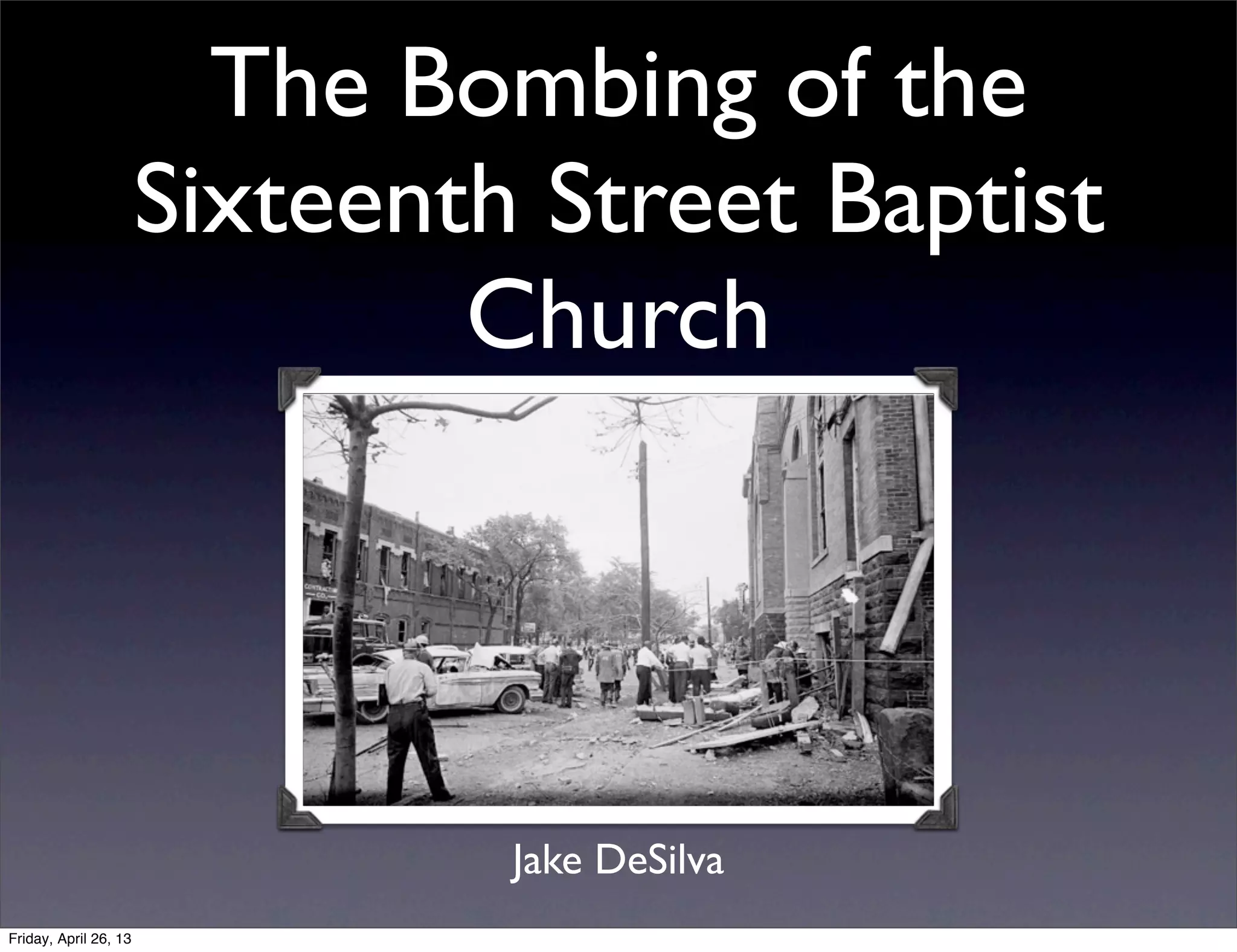 16th street bombing | PDF