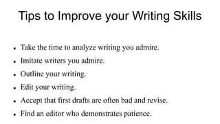16 Tips to Improve your Writing Skills.pptx