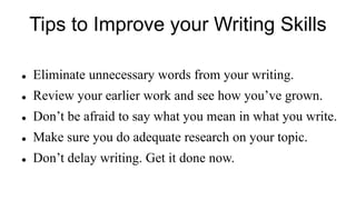 16 Tips to Improve your Writing Skills(1).pptx