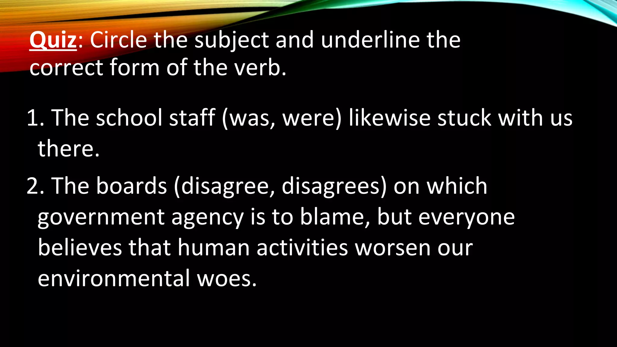 Eng7 venn diagram. sva collective nouns | PPT