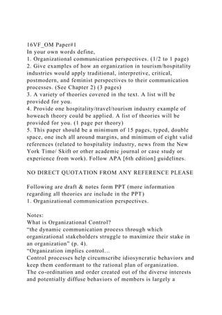 16VF_OM Paper#1In your own words define,1. Organizational comm.docx
