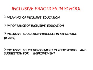 16 week School Internship Report for Bachelors in Education | PPT