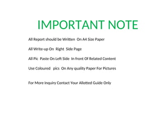 16 week School Internship Report for Bachelors in Education | PPT