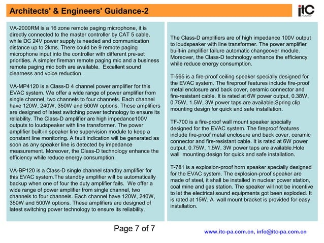 16 zone voice evacuation & pa sound system | PPT