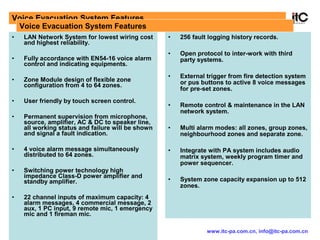16 zone voice evacuation & pa sound system | PPT